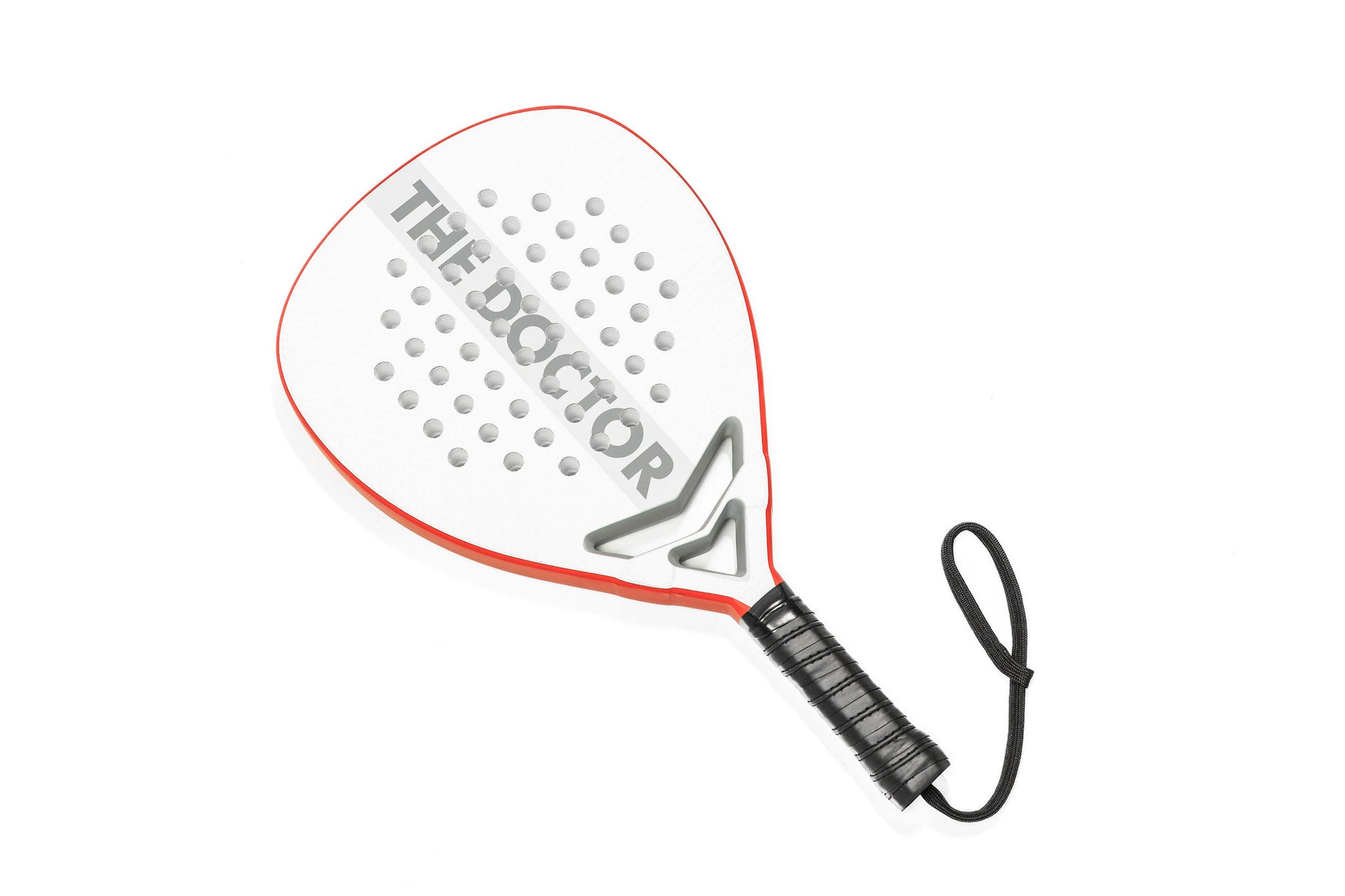 The Red Doctor: 12k Carbon Fiber Face Padel Racket – Doctor Rackets