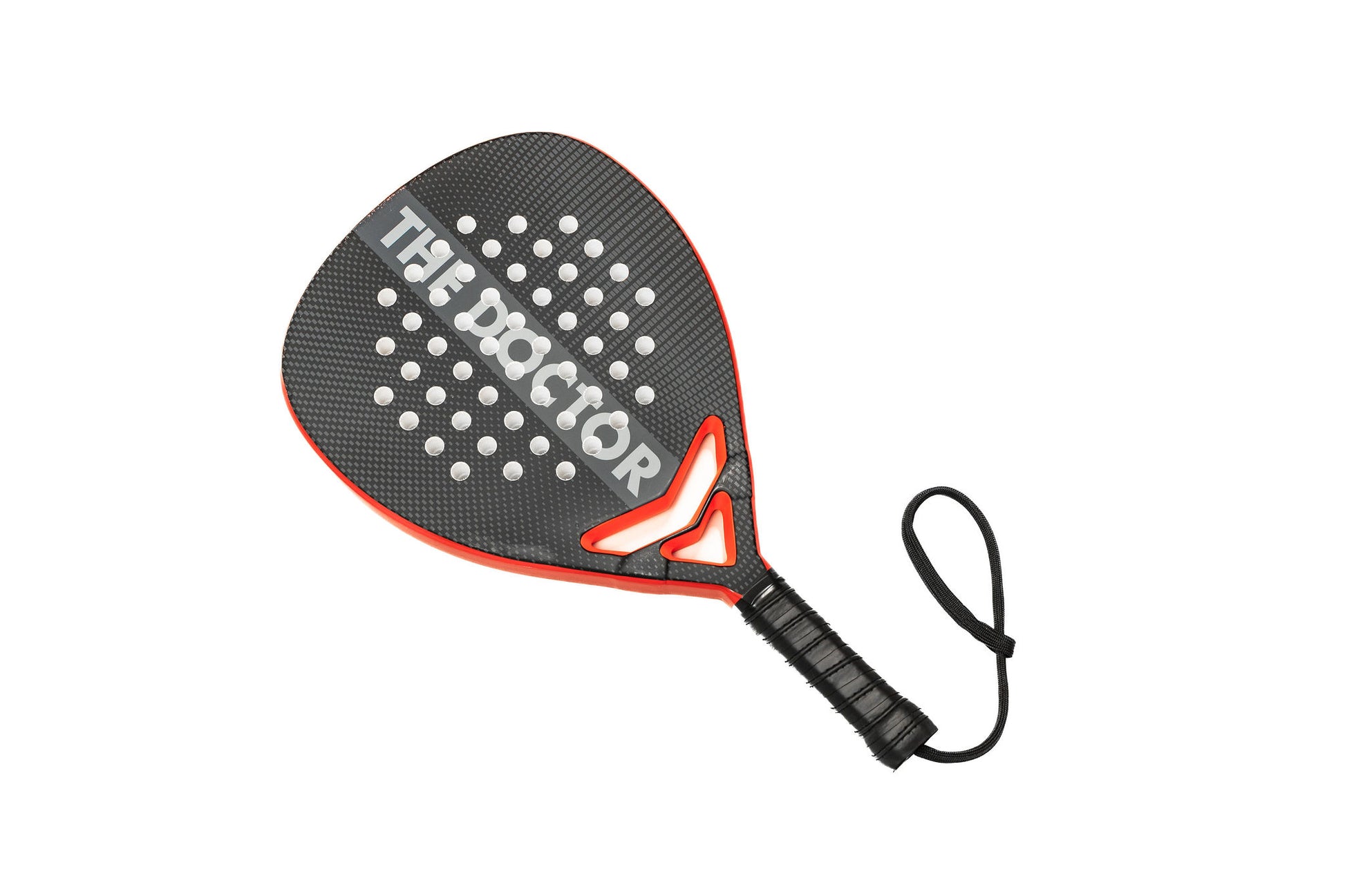 The Doctor Black: 12K Carbon Fiber Face Padel Racket – Doctor Rackets